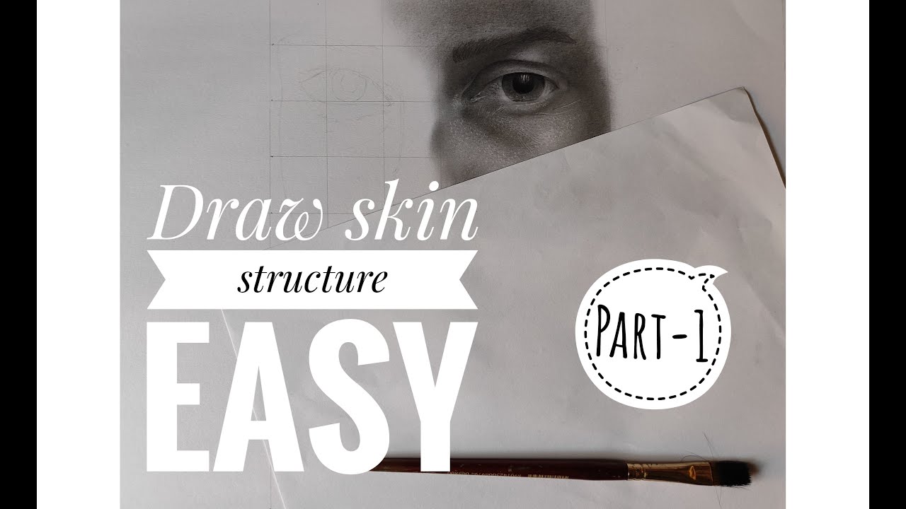 How to draw realistic skin texture easy (@adityaart7109 ) part1 - YouTube