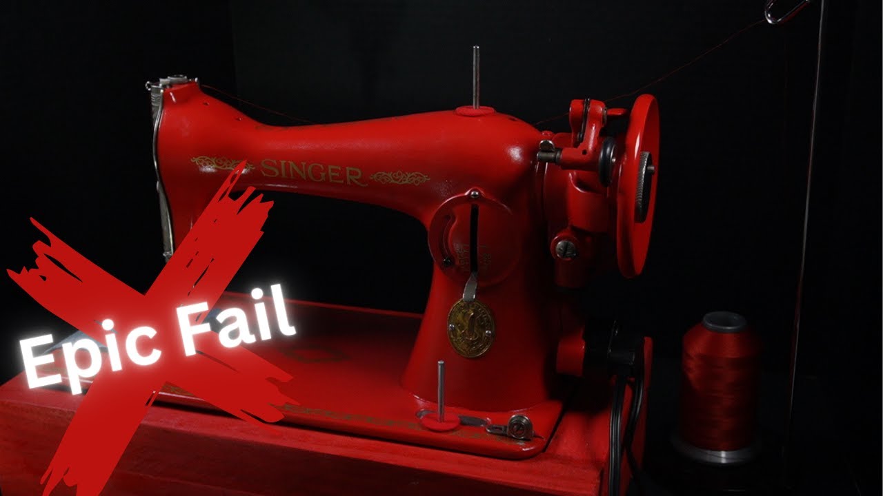 When Rebuilding A Singer Sewing Machine Goes Wrong - YouTube