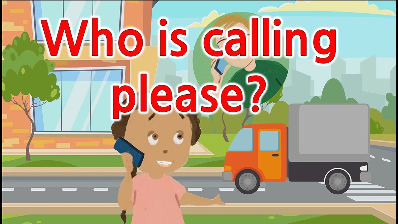 Who is calling please from English for Children♪♬ 3-3 - YouTube