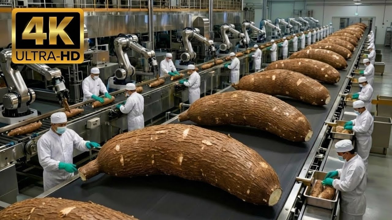 “Inside a Modern 3,000,000 LB Cassava Starch Plant: Root to Powder ...