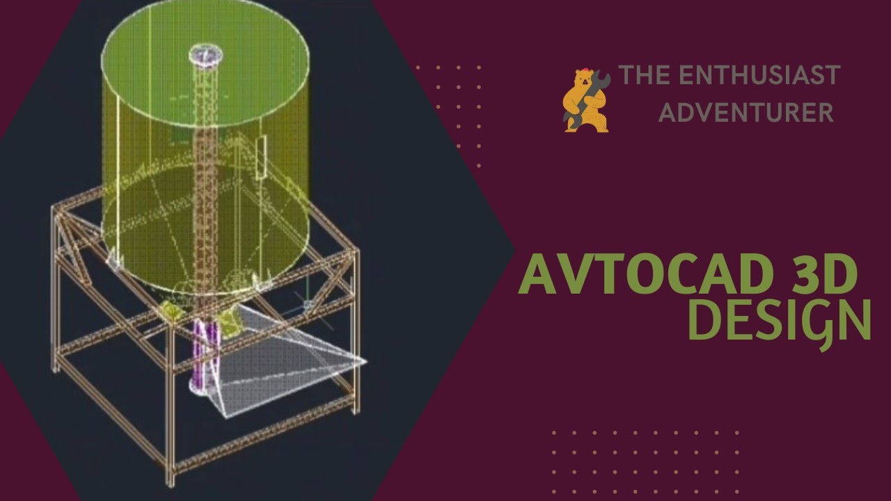 Grain Mixer designed at AutoCAD #technology #gadgets #creative - YouTube