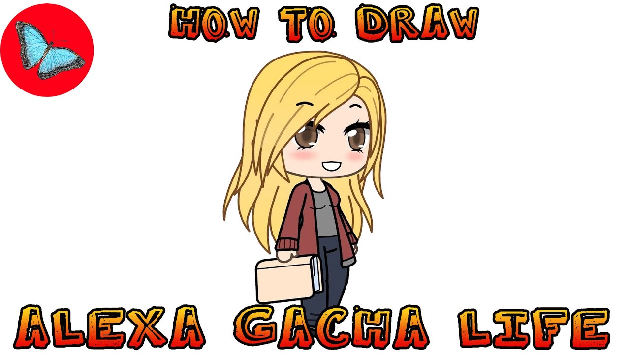 How To Draw Alexa Gacha Life Characters 15 | Drawing Animals - YouTube