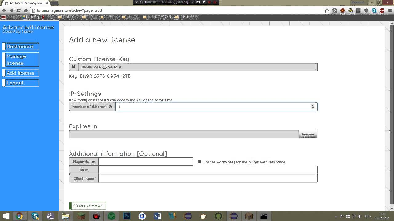 How to use AdvancedLicense - YouTube