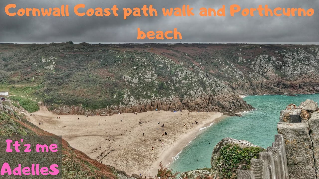 Cornwall Coast path walk and Porthcurno beach 2020 - YouTube