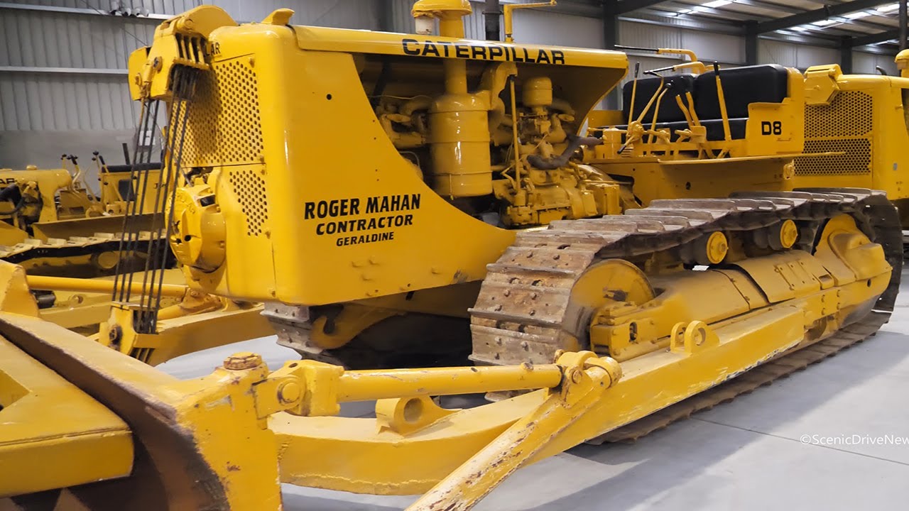 Classic Caterpillar CAT D8 Cable Operated Bulldozer - YouTube