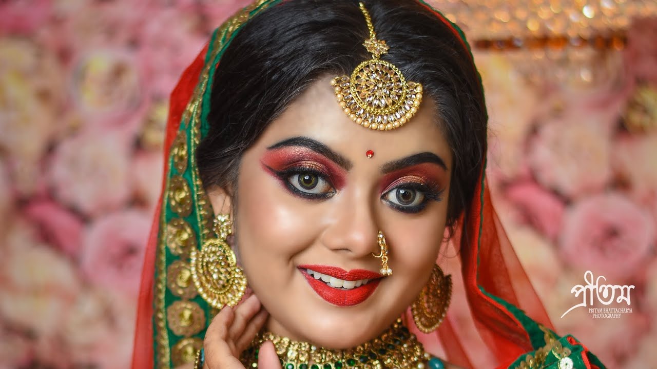 Non Bengali bridal makeup 💄 makeup class demonstration @aishidas3982 ...