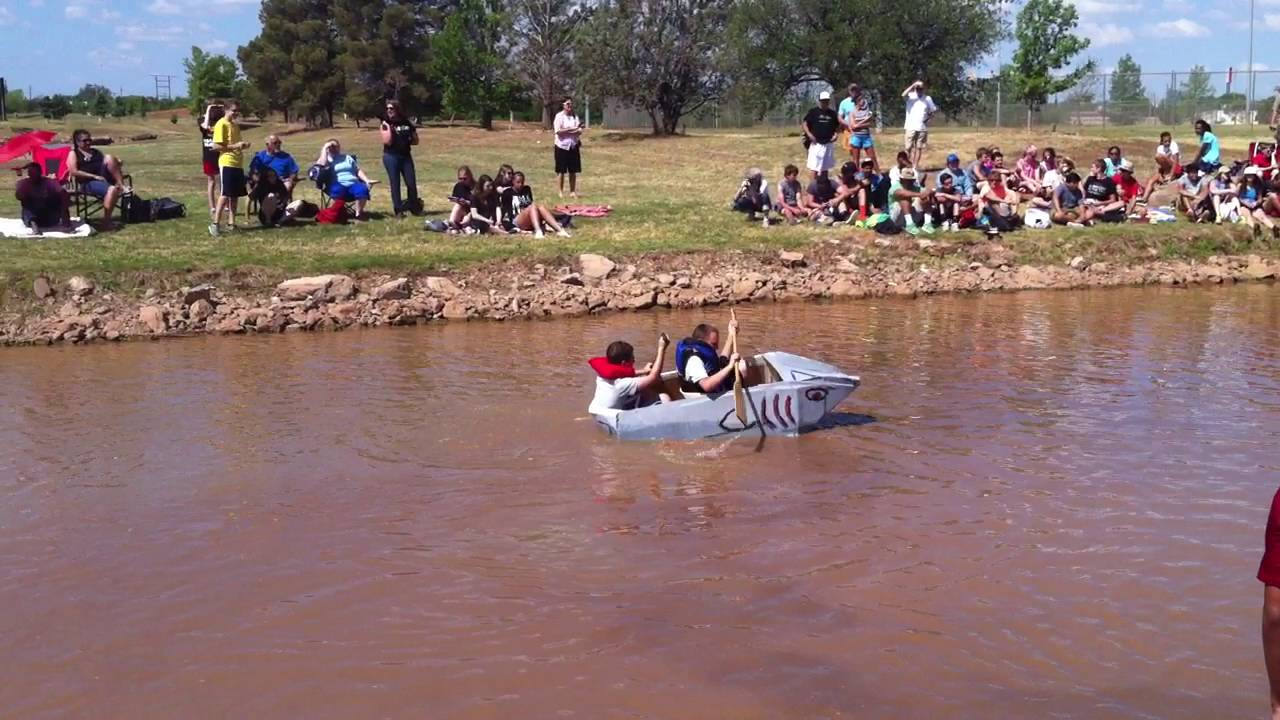 Joseph's 8th Grade Boat Float - YouTube