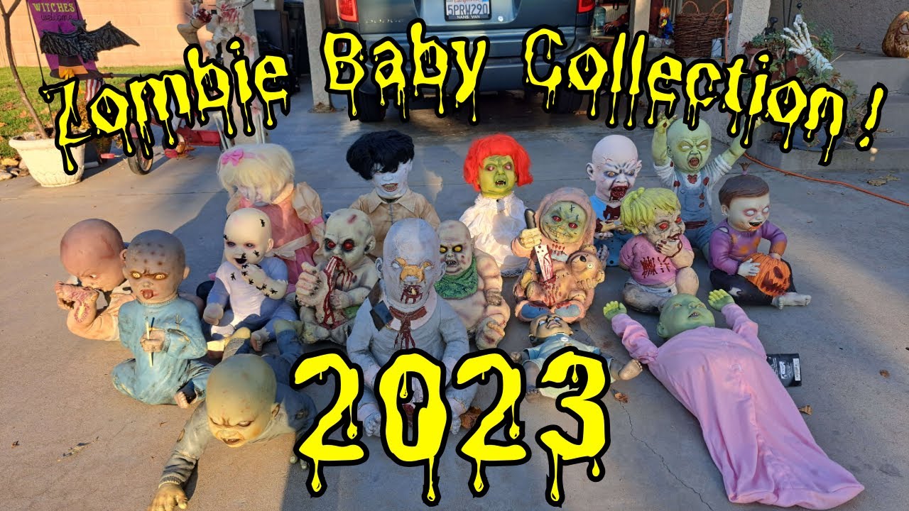 My 2023 Spirit Halloween Zombie Baby Collection! (15+ Zombie Babies ...