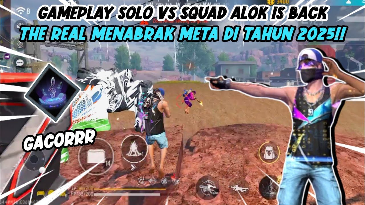MENABRAK META 2025! SOLO VS SQUAD 20 KILL GAMEPLAY ALOK IS BACK! - YouTube