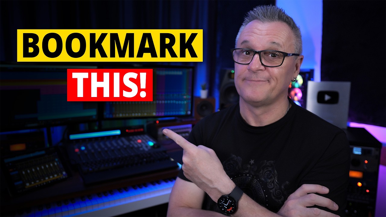BOOKMARK THIS! 5 Important Home Studio Reminders - YouTube