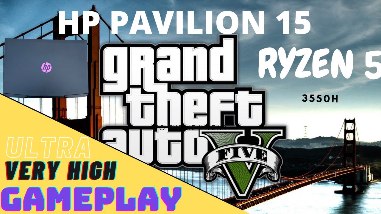GTA 5 | GAMEPLAY IN HP PAVILION | RYZEN 5 3550H | GTX 1650 - YouTube