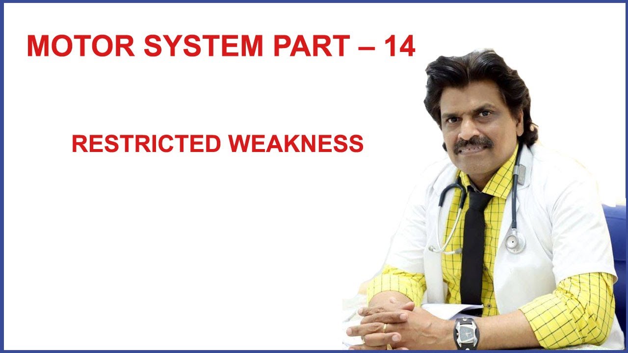 MOTOR SYSTEM PART-14 ,RESTRICTED WEAKNESS - YouTube