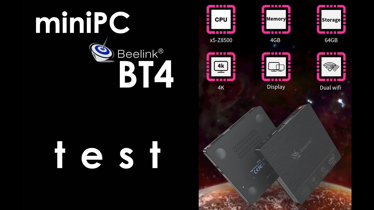 Beelink BT4 -Windows 10 Box- Déballage & Test - YouTube