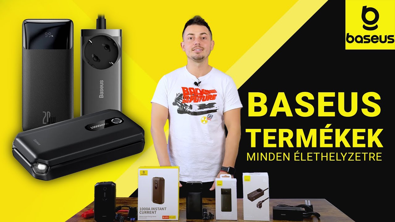 Baseus kiegészítők | Melyek nélkül nem érdemes élni! - YouTube