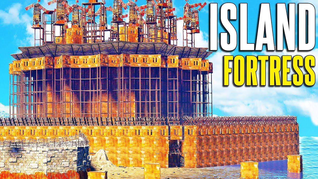EVERYONE wanted to raid this GORGEOUS ISLAND BASE - Rust - YouTube