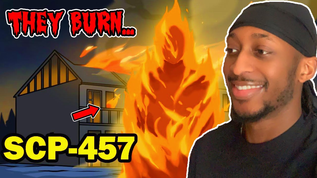 SCP-457 - The Burning Man (SCP Animation) Reaction! - YouTube