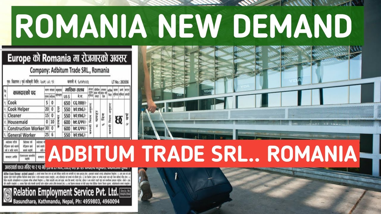 ROMANIA COUNTRY NEW DEMAND 2023 , EMPLOYEER ADBITUM TRADE SRL ...