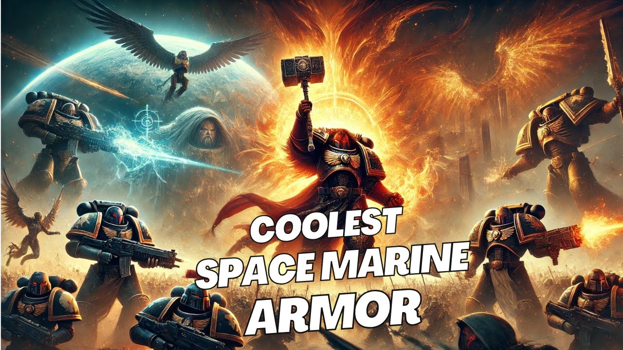 10 Space Marine coolest Armor in Warhammer 40K - YouTube
