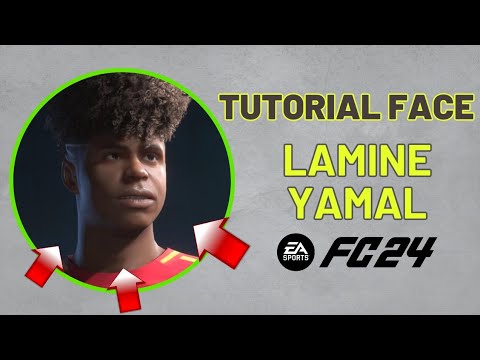 EaFc24 TUTORIAL FACE LAMINE YAMAL PRO CLUBS/CARREIRA - YouTube