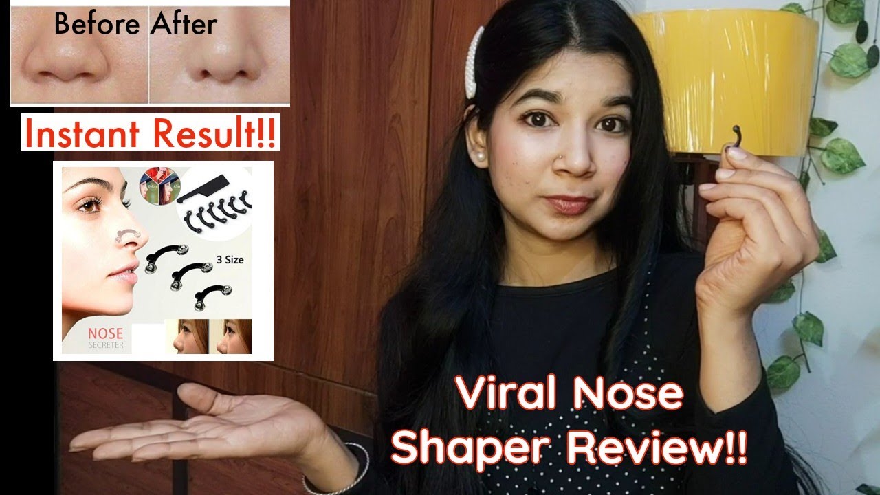 Testing most viral & weird Nose Shaper/Nose shaper review in hindi/how ...