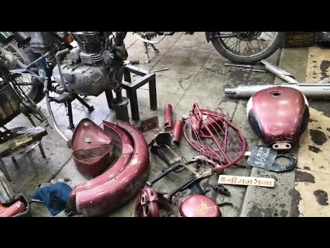 Royal Enfield bullet classic 350 Bs3 full Restoration #bullet350 # ...