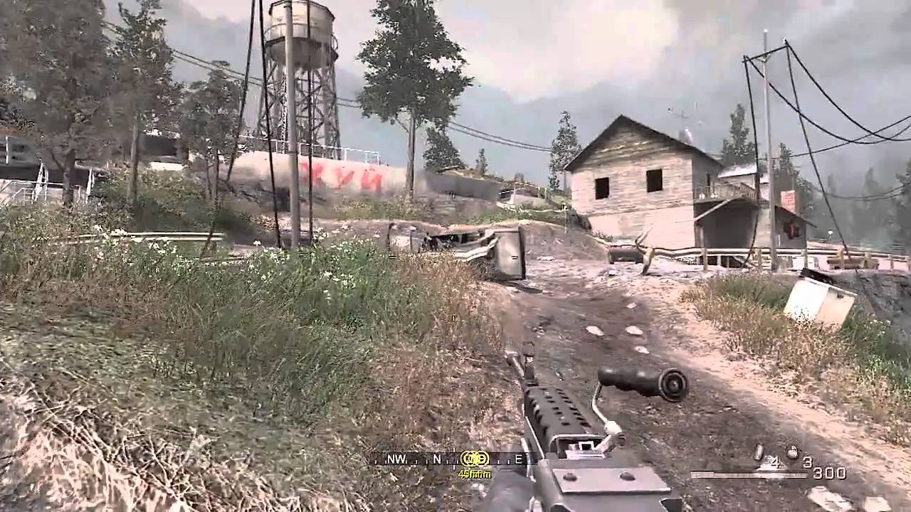 'Heat' Call of Duty 4 Veteran Walkthrough - YouTube