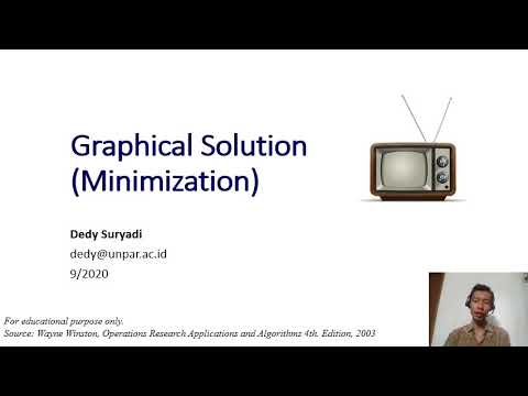 Week1. 6 Graphical Solution (Minimization) - YouTube