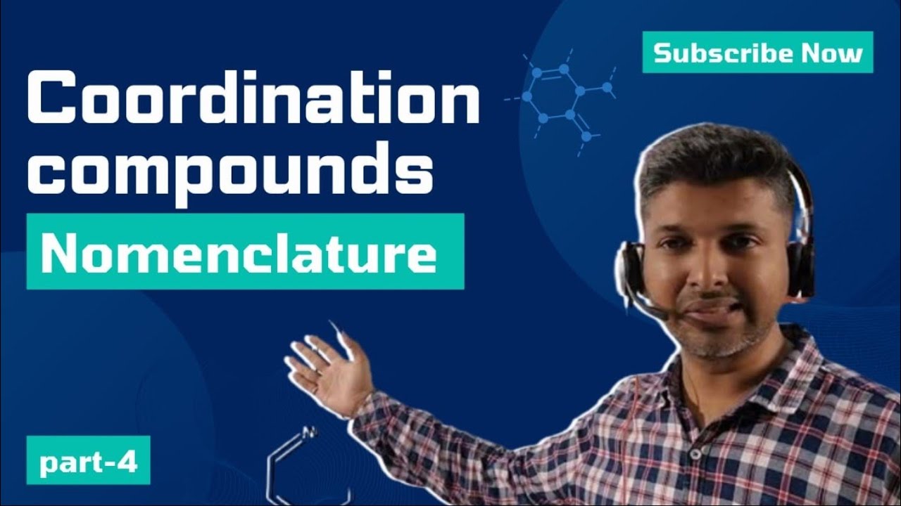 Part : 4 | NOMENCLATURE of Coordination compounds, Examples - YouTube