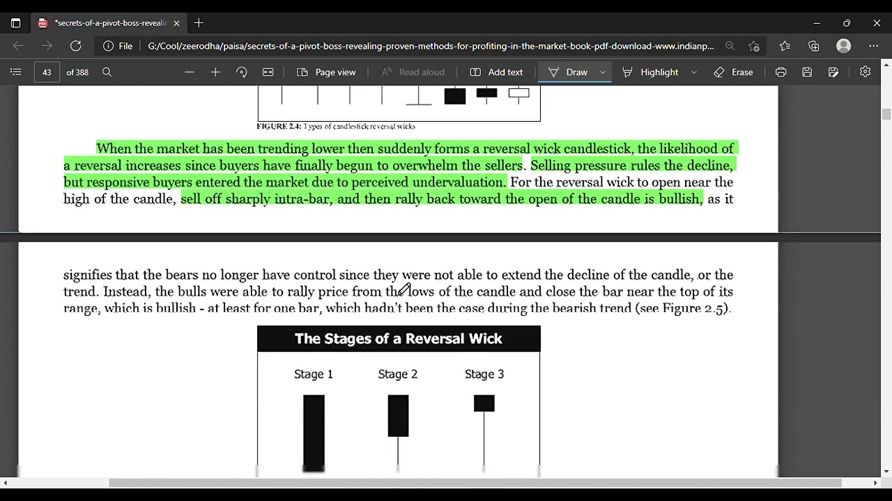 SECRETS OF PIVOT BOSS BOOK READING CHAPTER 2 PART1 | WICK REVERSAL ...