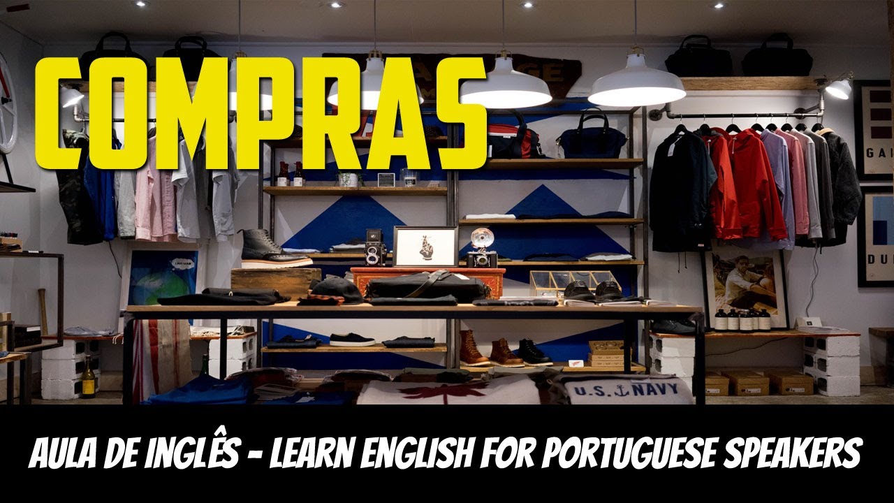 Aprender inglês, vocabulário, Compras - YouTube