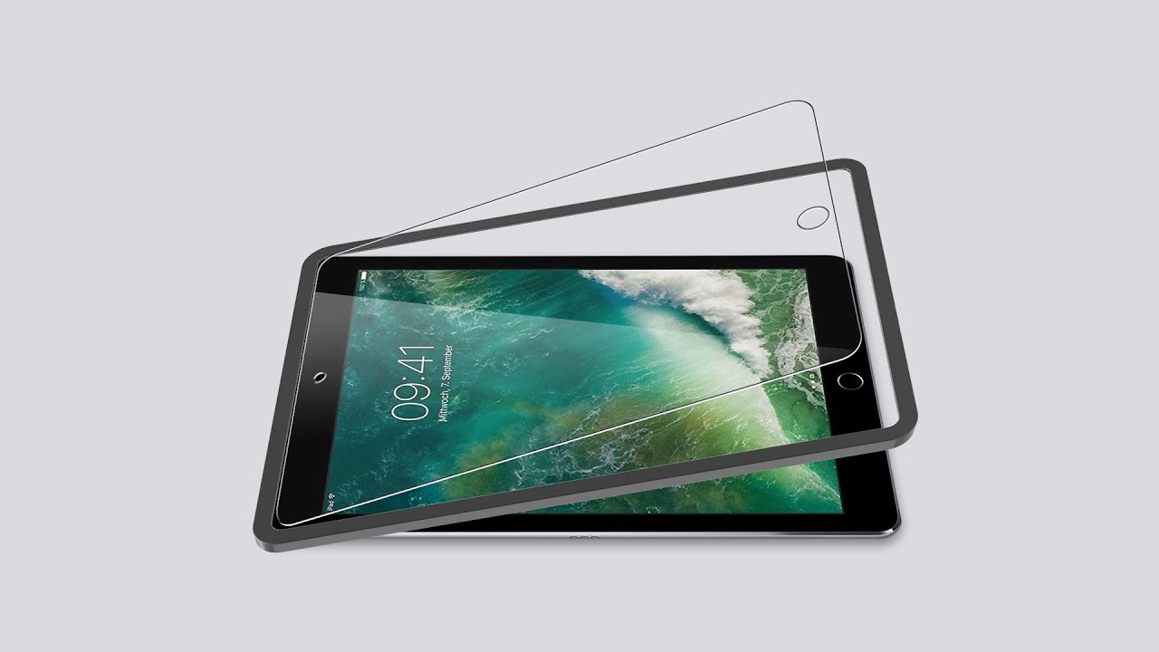 LK Tempered Glass + [Alignment Frame] for Tablet PC - YouTube