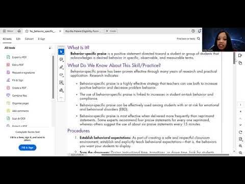 Behavior Specific Praise in ABA - YouTube