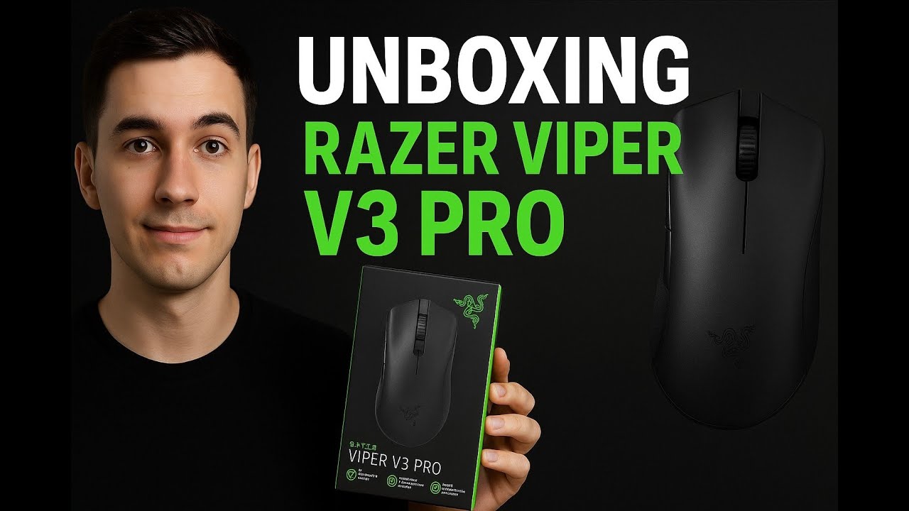 Razer Viper V3 Pro Unboxing – The Lightest Wireless Gaming Mouse? - YouTube