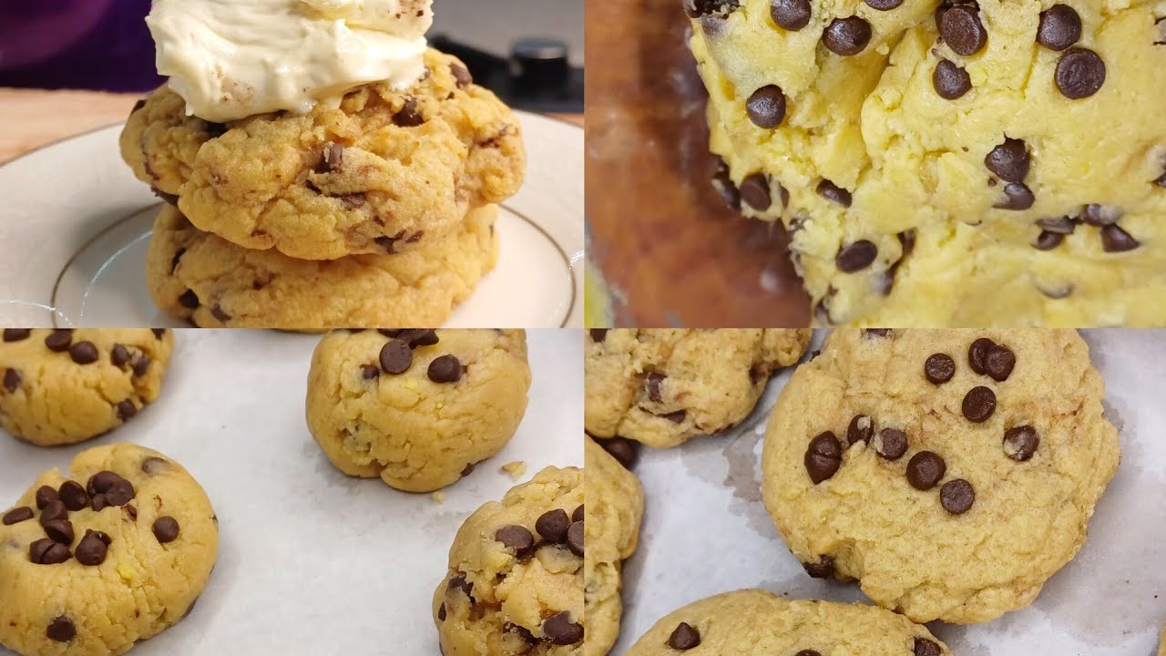 chewy, gooey, soft inside and crispy outside chocolate chips cookies 🍪 ...