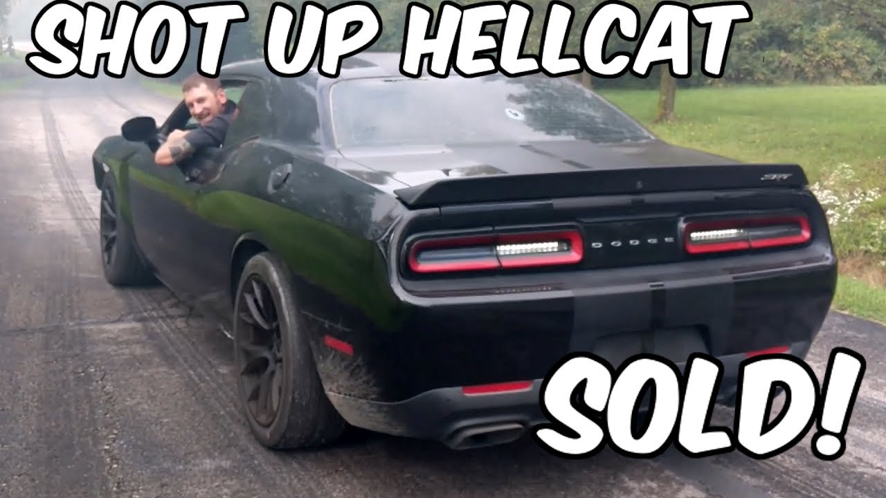 We sold this WRECKED Hellcat FULL of bullet holes - YouTube