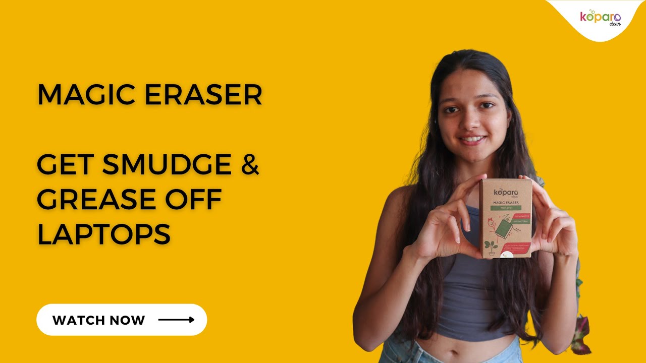 Koparo Magic Eraser Laptop Cleaning Series - YouTube