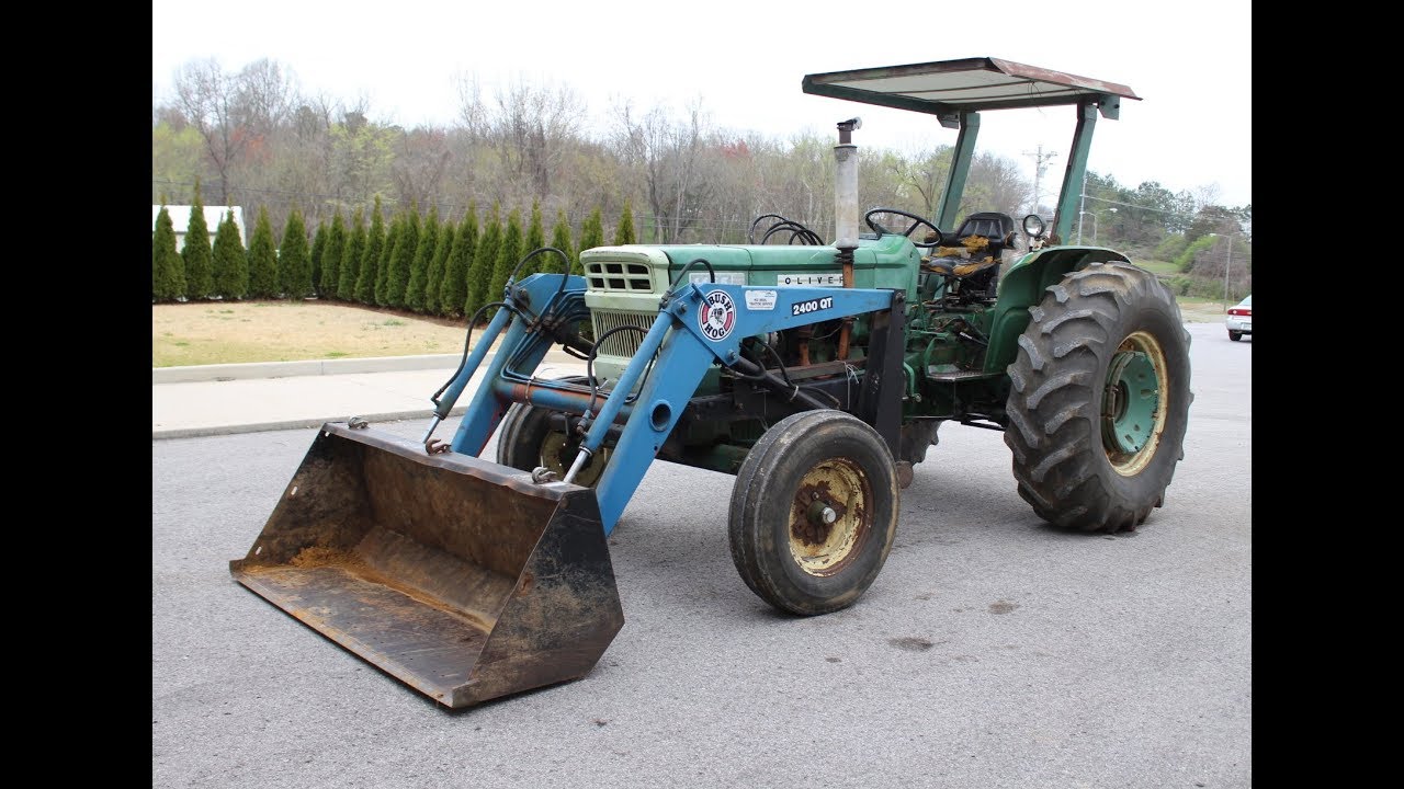1974 Oliver 1465 2WD Tractor Online at Tays Realty & Auction, LLC - YouTube