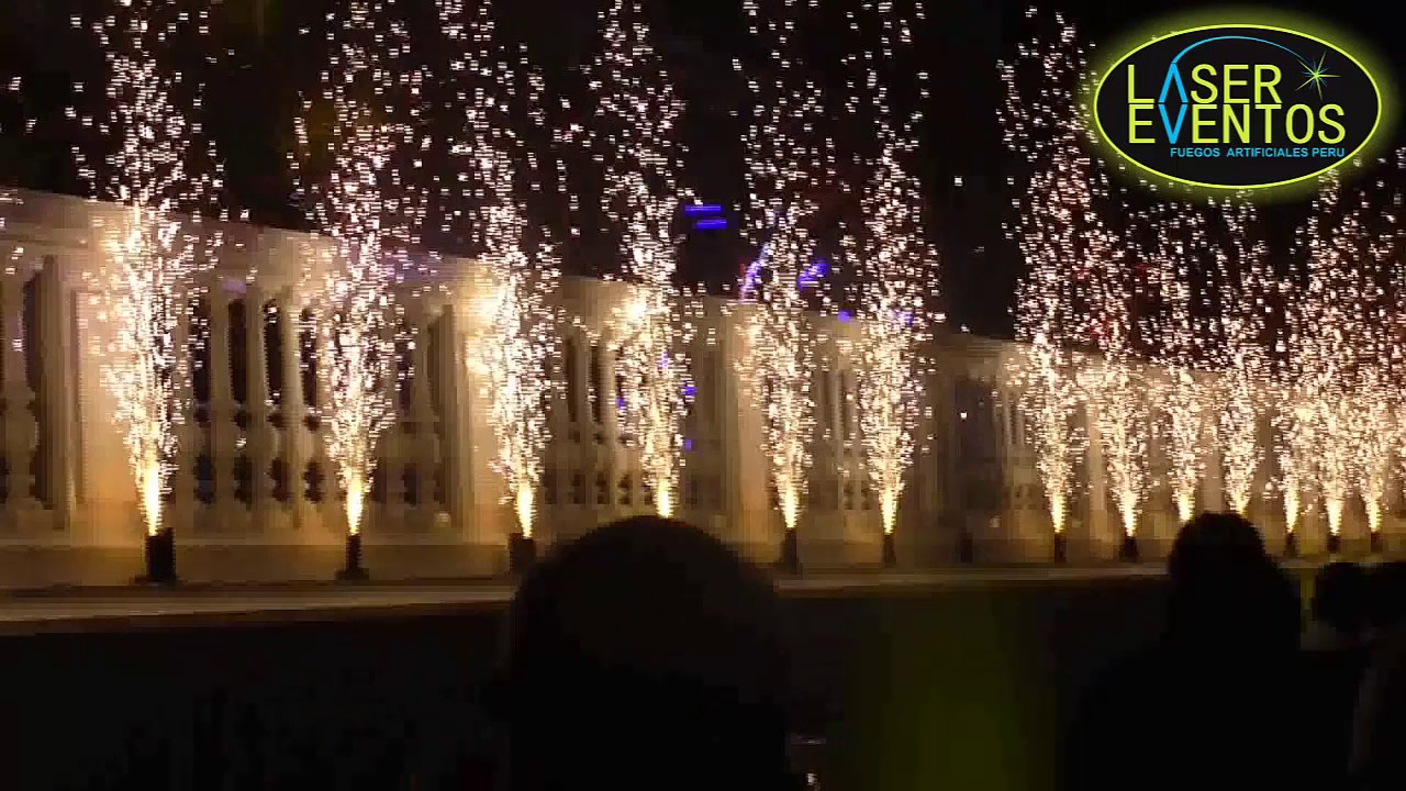 Chisperos para eventos Pirotecnia Fria Chispas Plateadas 2017 - YouTube