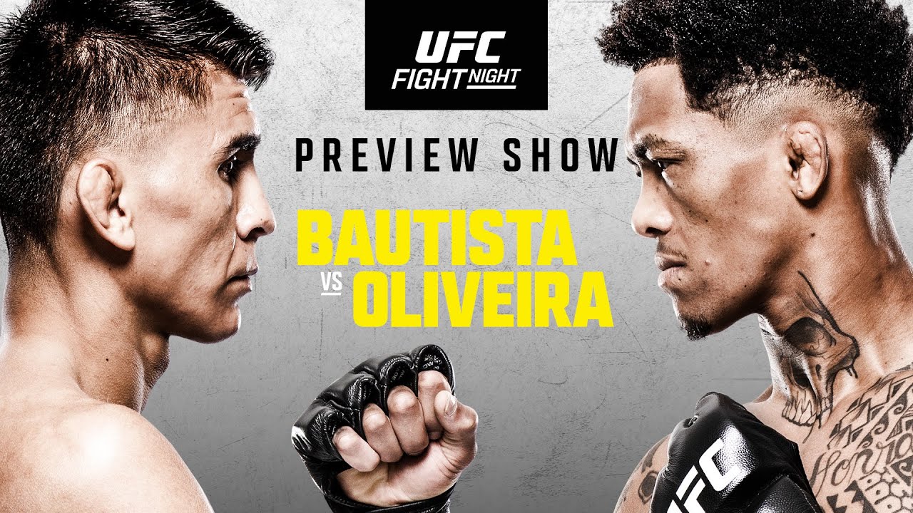 UFC Fight Night Preview Show | Bautista vs Oliveira - YouTube