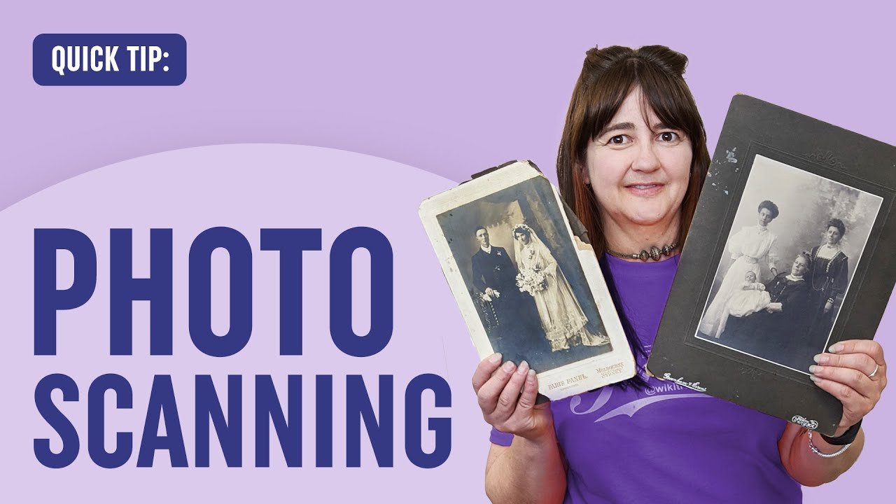 Quick Genealogy Tip #8: Photo Scanning - YouTube
