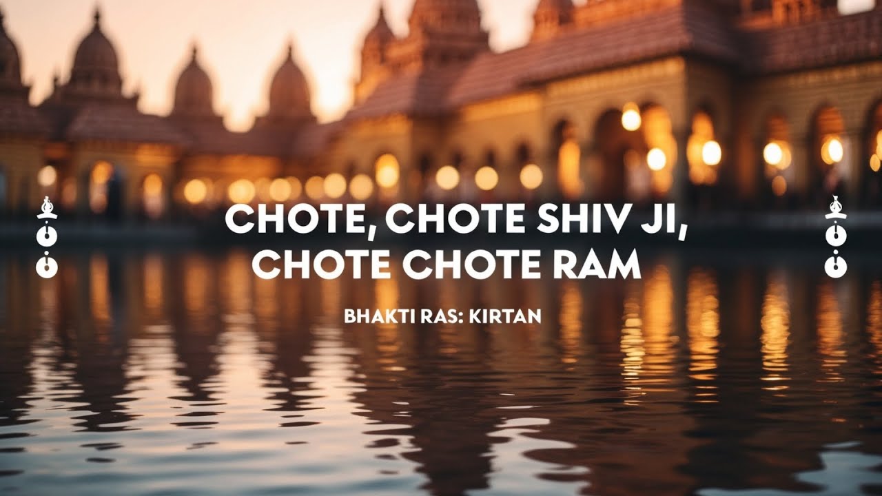 [S01E01] Bhakti Ras: Live “मंदिर“ भजन Kirtan | Chote Chote Shiv ji ...