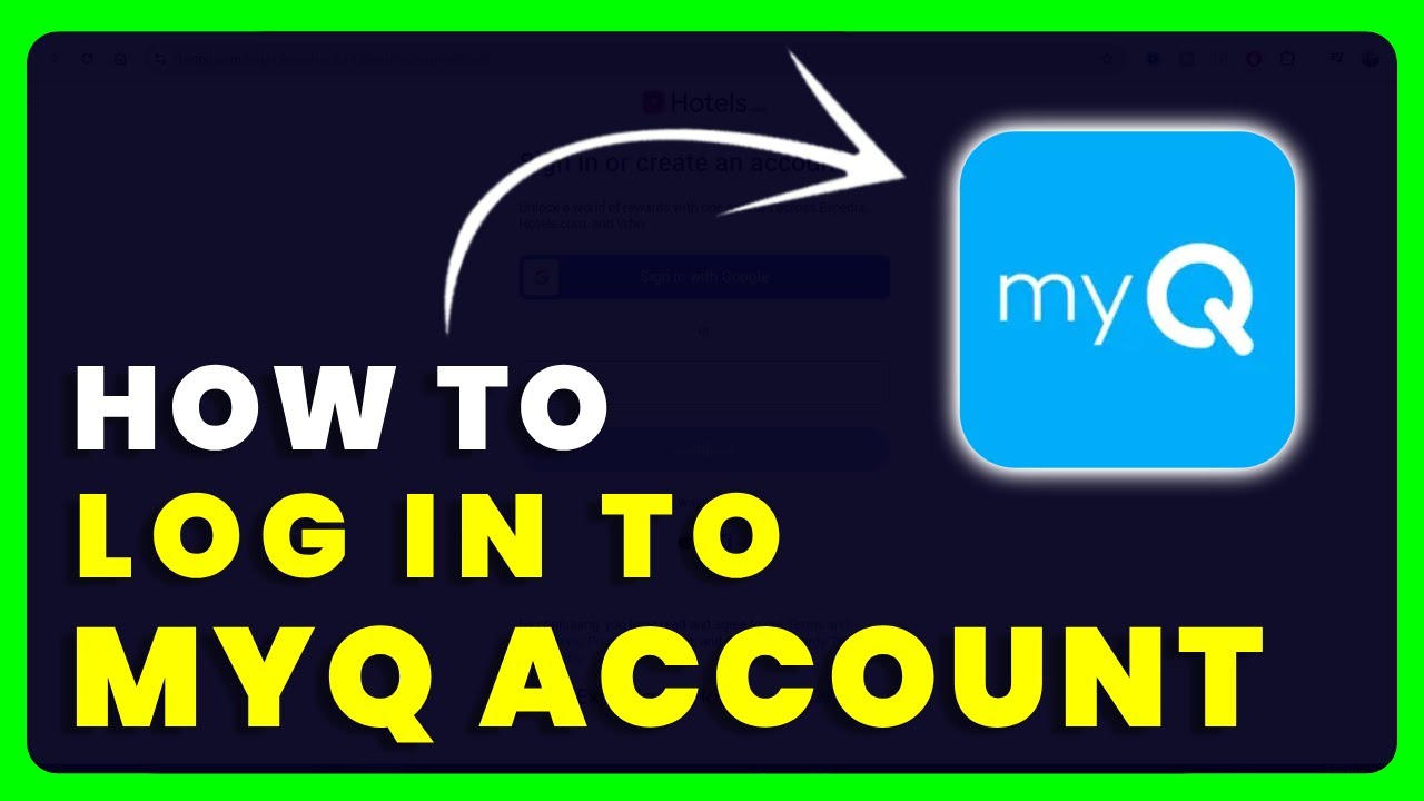 How to Login to MyQ Account | How to Sign in to MyQ Garage - YouTube