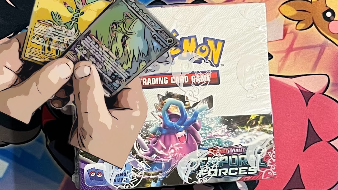 Temporal forces Booster Box Pokémon TCG can you hit a Gold and a SAR in ...