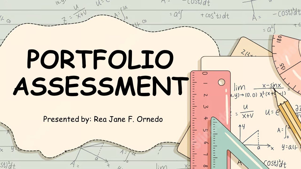 LESSON 6-PORTFOLIO ASSESSMENT - YouTube