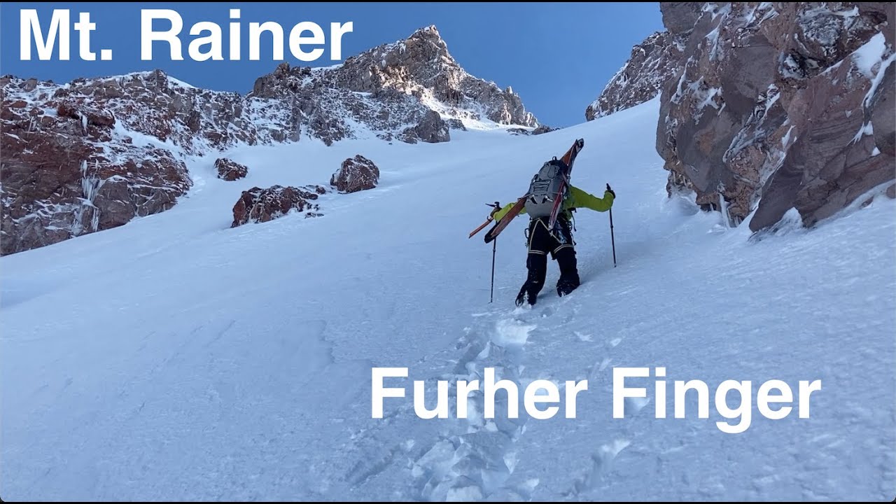 Skiing Mt. Rainer Fuhrer Finger - YouTube