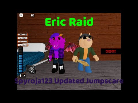 Eric Raid - Spyroja123 Updated Jumpscare (Game created by: Eric) - YouTube