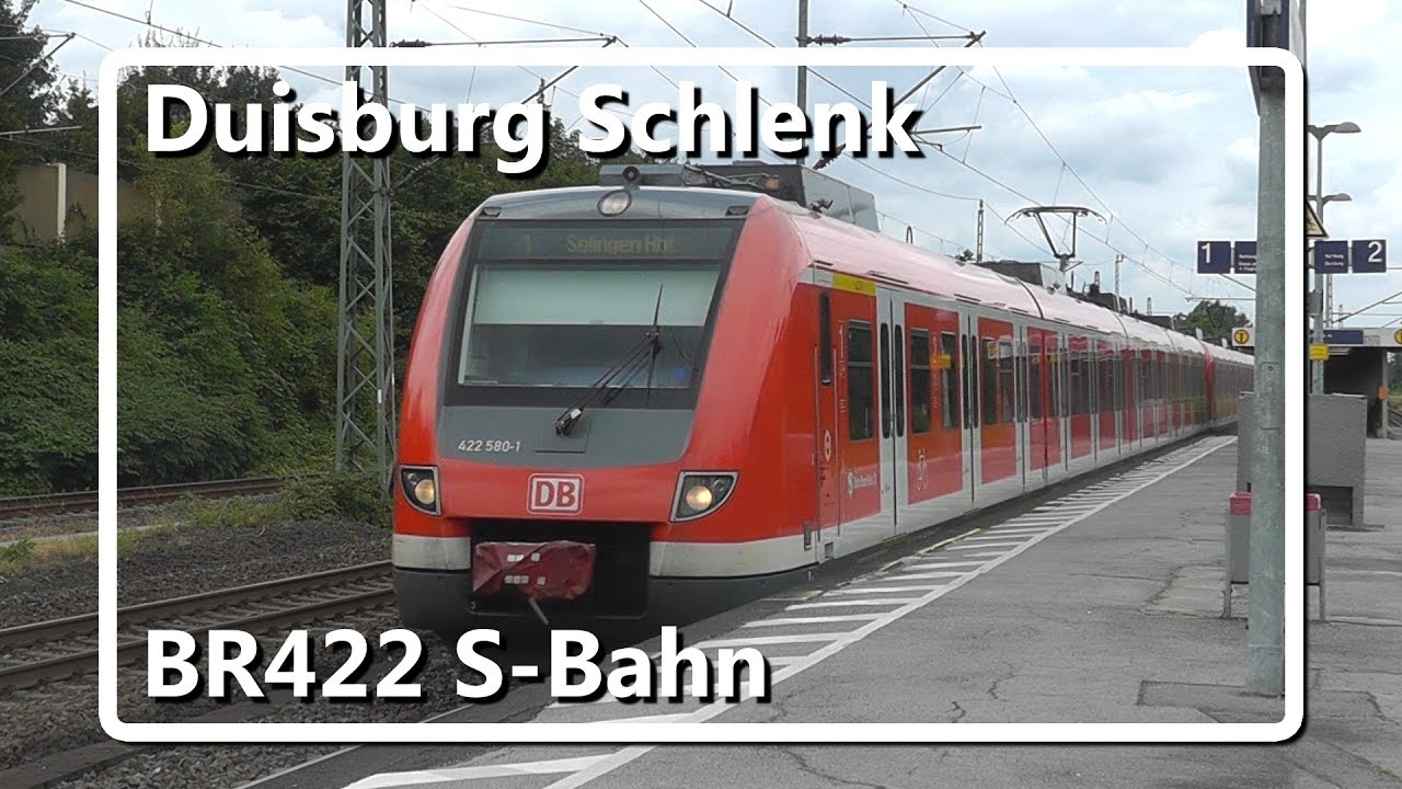 DB BR422 en meettrein op Duisburg Schlenk! - YouTube