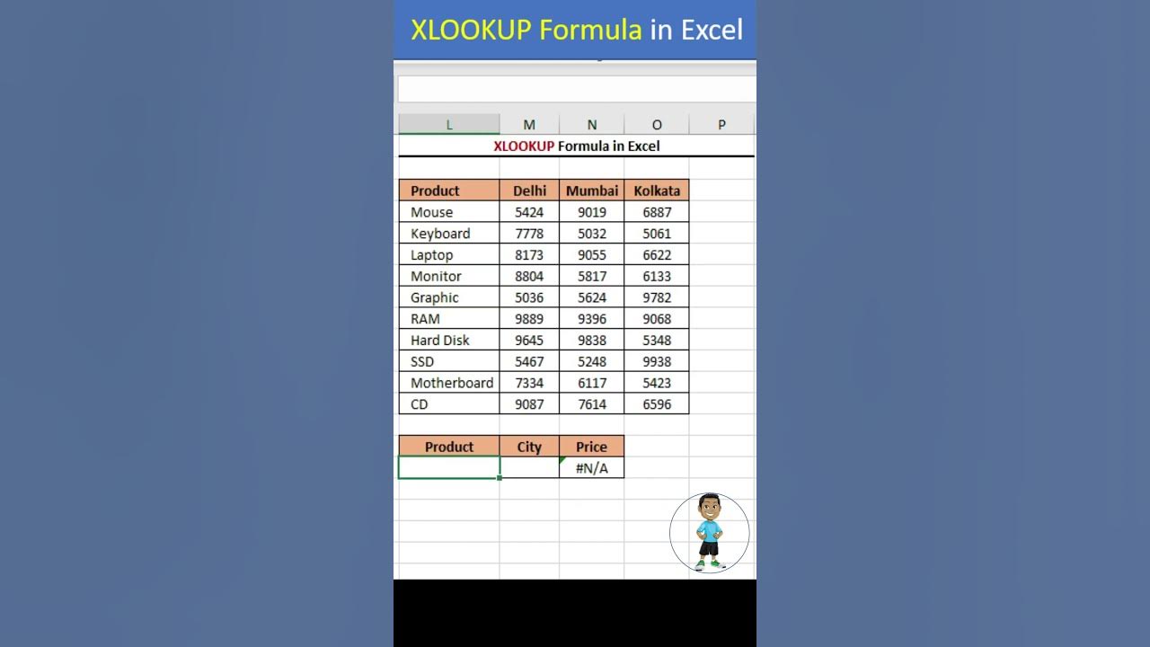 Advanced XLOOKUP Formula in Excel #excel #exceltips #exceltutorial #shorts #msexcel # ...