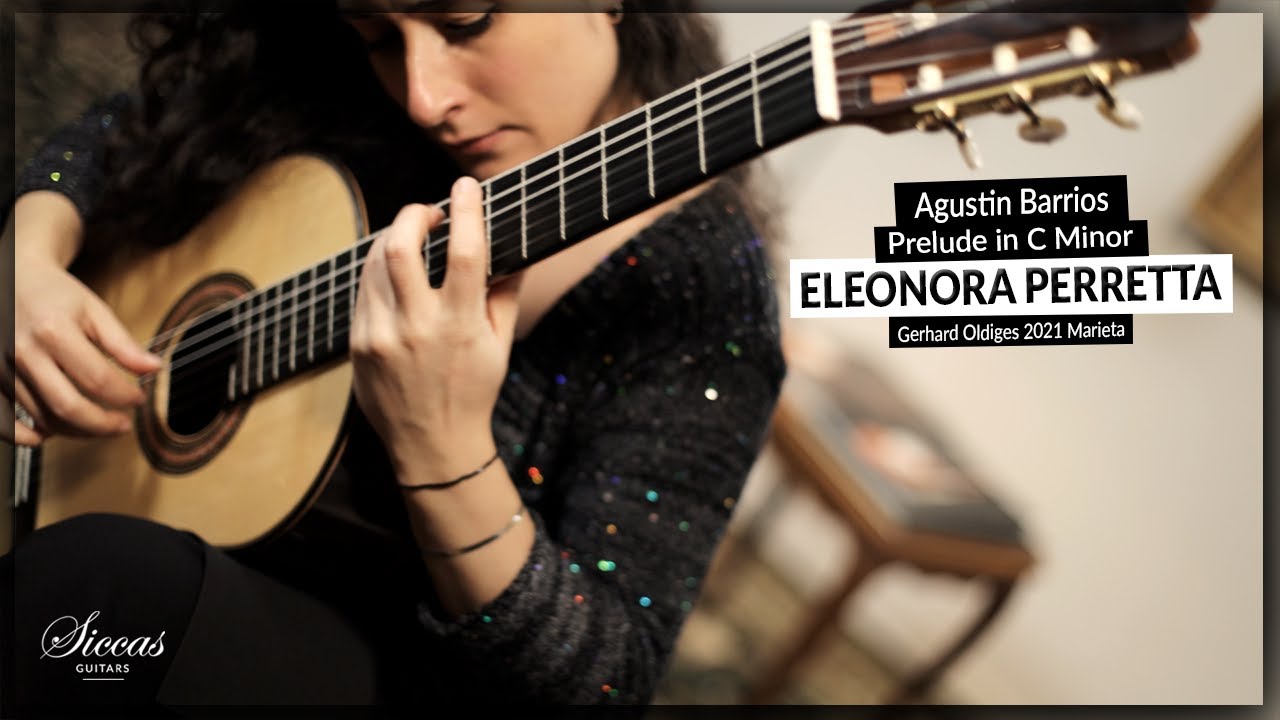 Eleonora Perretta plays Prelude in C minor by Agustin Barrios on a 2021 ...