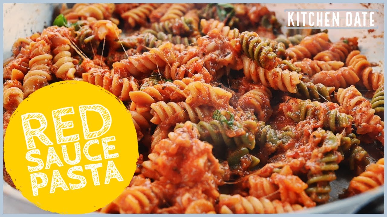 Red Sauce Pasta Recipe | Pasta In Red Sauce | Tomato Pasta Recipe ...